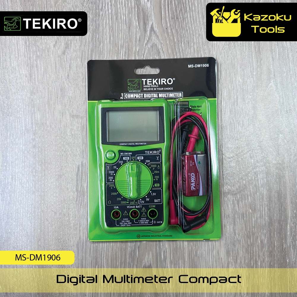 Jual Digital Multimeter Compact - MS-DM1906 - TEKIRO | Shopee Indonesia