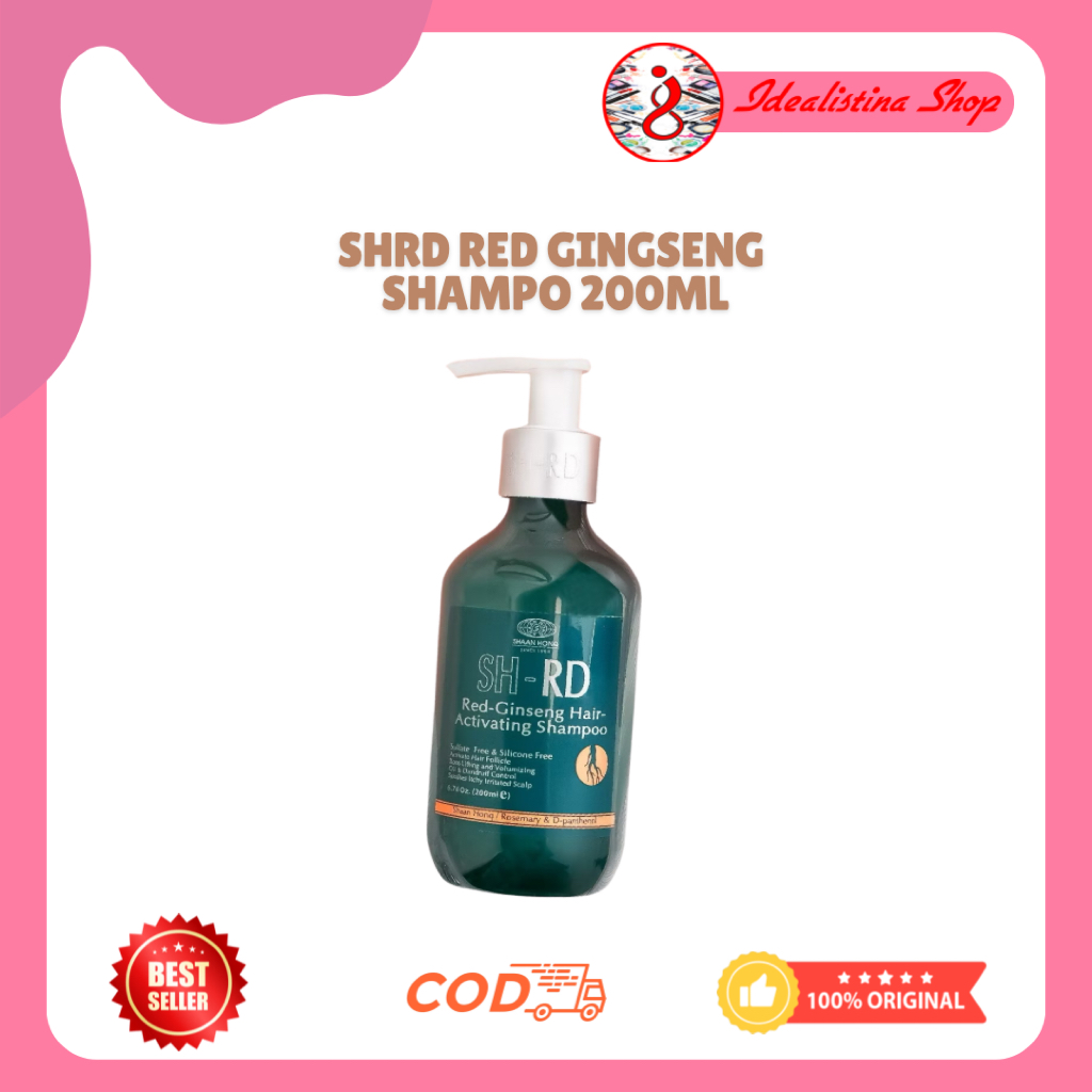 Jual SHRD Red Ginseng Shampoo 200ml | Shopee Indonesia