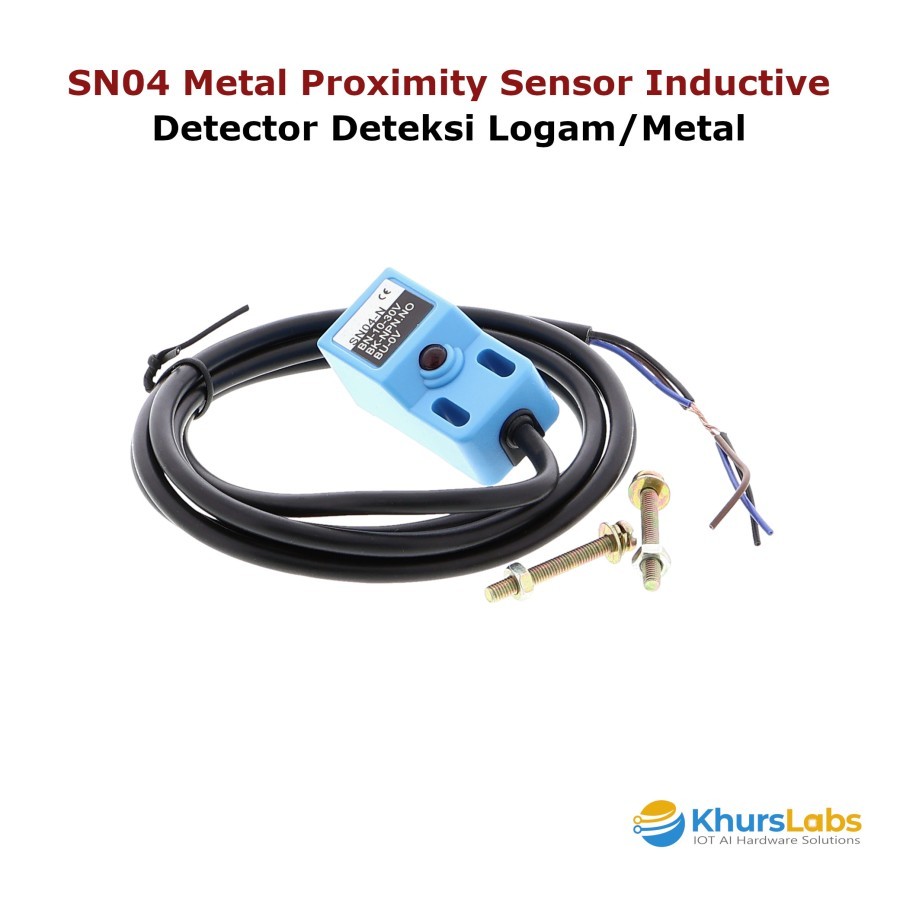 Jual SN04 Metal Proximity Sensor Inductive Detector Deteksi Logam SN04 ...