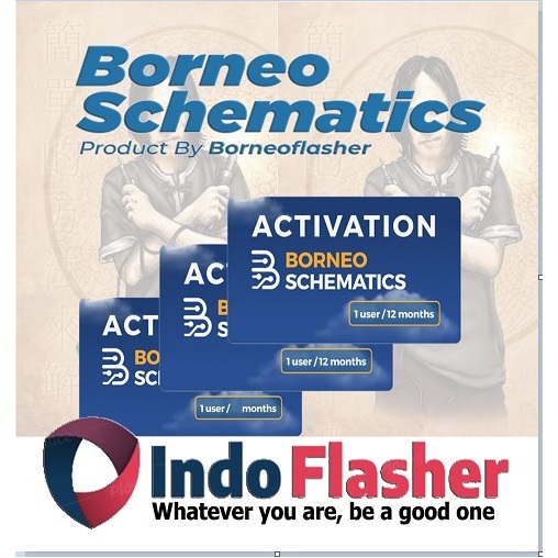 Jual Borneo Schematics and Hardware Solution Activation Aktivasi Borneo ...