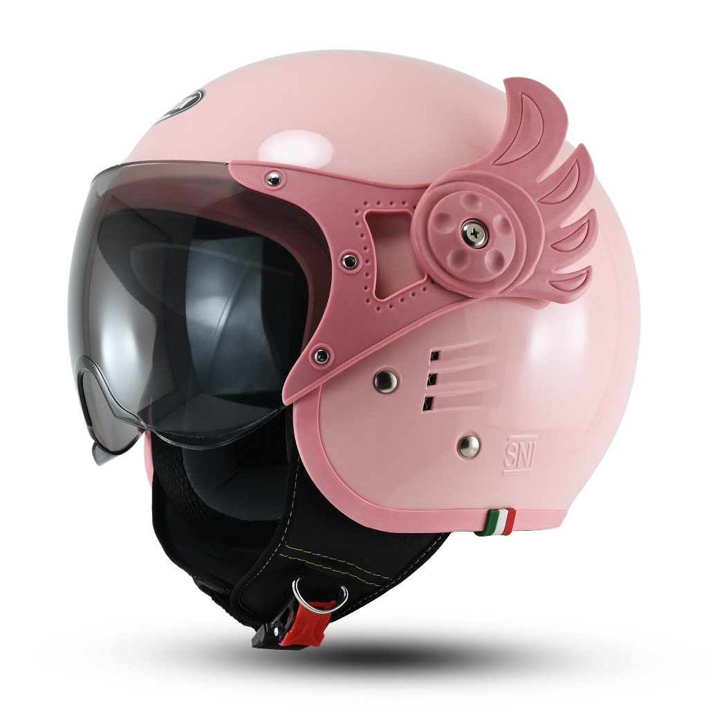 Jual Helm Rsix Bogo Pilot Gundala Terbaru List Pink Coklat Helm Keren ...