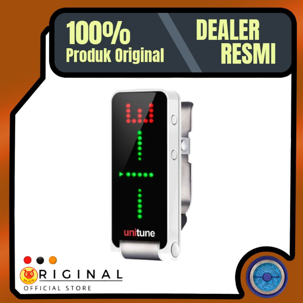 Jual TC Electronic Unitune Clip - Headline Black Clip-On Tuner with Strobe and Chromatic Modes ...