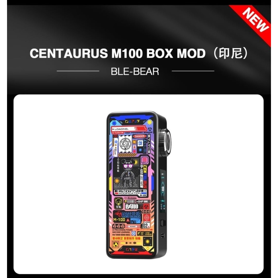 Jual NEW DEVICE CENTAURUS M100 BLE - BEAR BOX MOD ONLY AUTHENTIC MOD | Shopee Indonesia