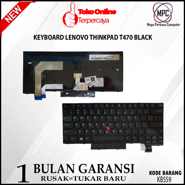Jual Keyboard Lenovo THINKPAD T470 T480 Black | Shopee Indonesia