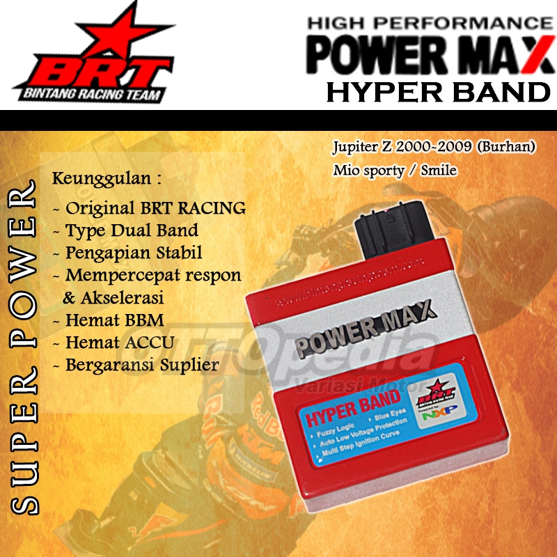Jual CDI Racing BRT Jupiter Z 100 / Burhan / MIO SPORTY SMILE Power Max Hyperband | Shopee Indonesia