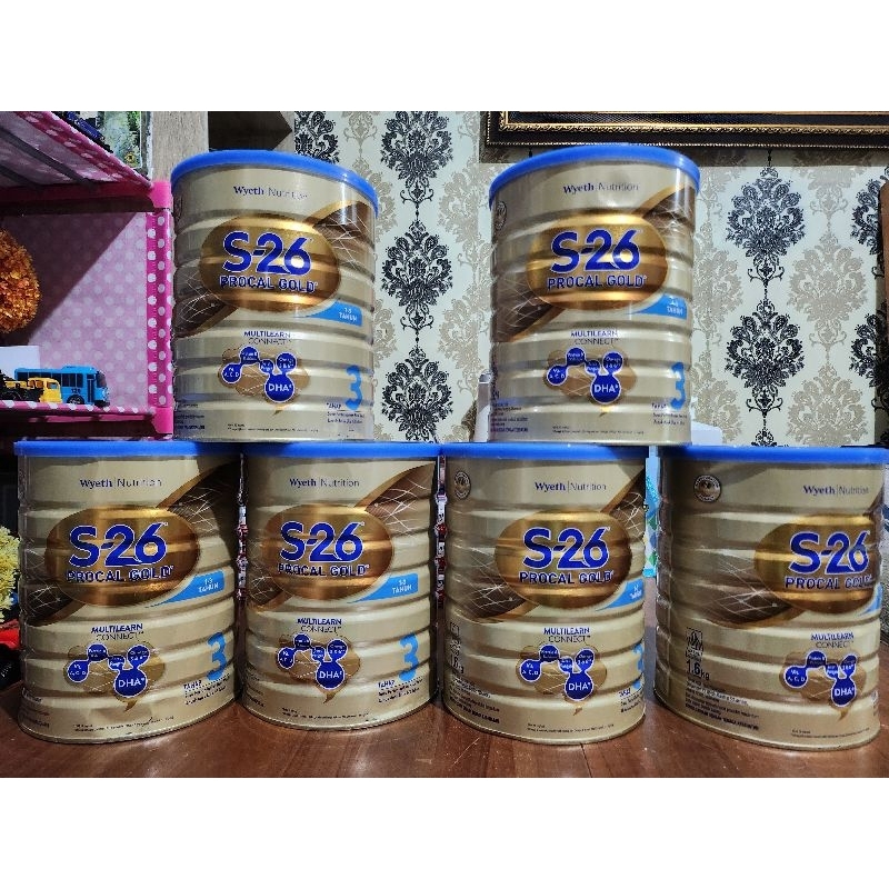 Jual Wyeth Nutrition S-26 Procal Gold Multilearn Connect DHA Tahap 3 ...