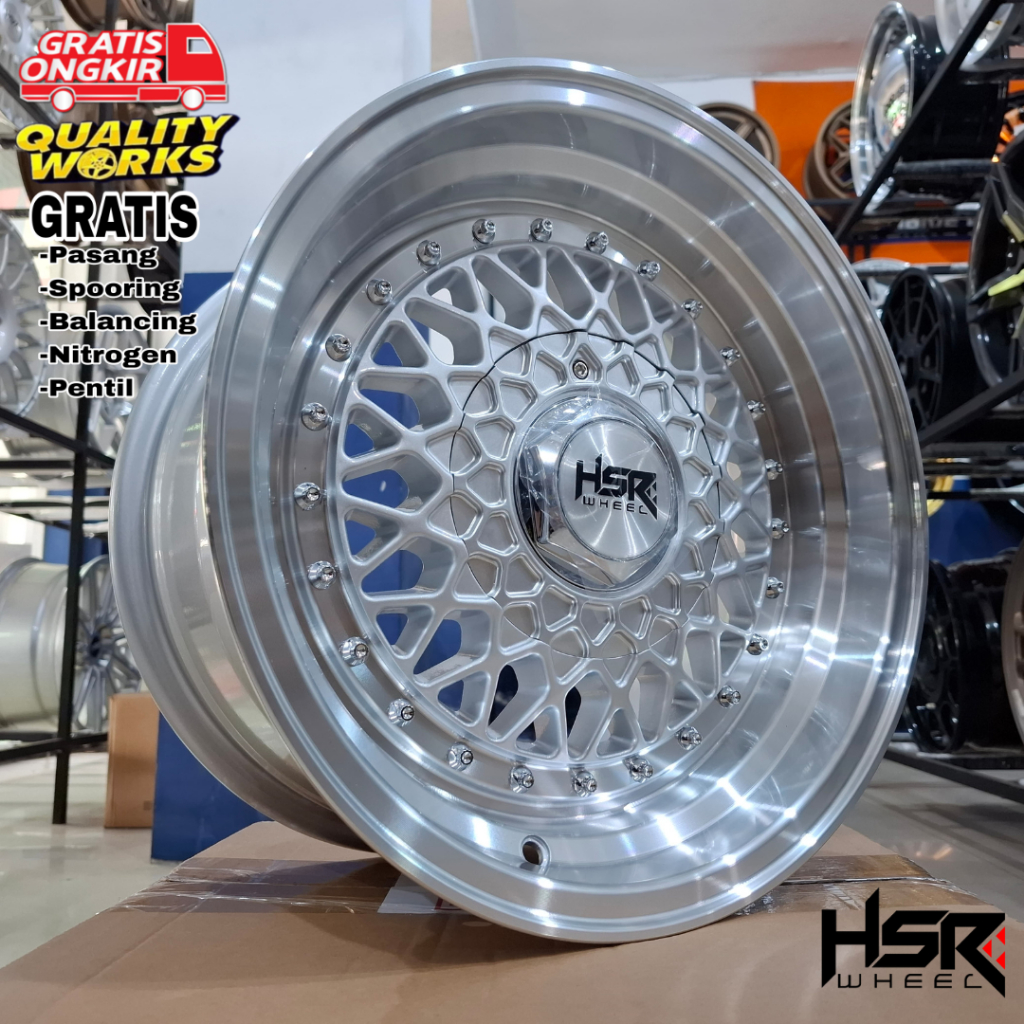 Jual Velg Celong BBS Ring 15 HSR RS Pnp Buat Mobil VW, Brio, Starlet, Vios, Avanza, Livina ...