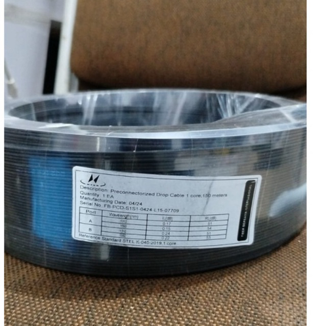 Jual Kabel FO Fiber Optik Precon SC Dropcore FTTH - 150 Meter | Shopee ...
