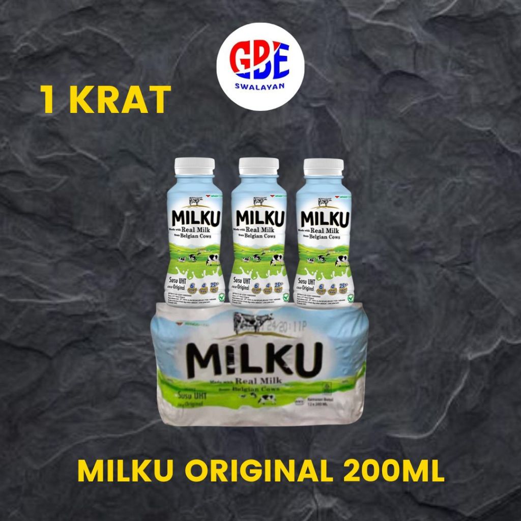 Jual Milku UHT Original 200Ml 1 Krat 12 Pcs | Shopee Indonesia