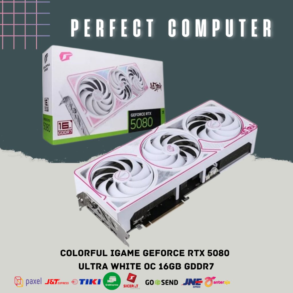Jual COLORFUL IGAME GEFORCE RTX 5080 ULTRA WHITE OC 16GB GDDR7 VGA ...