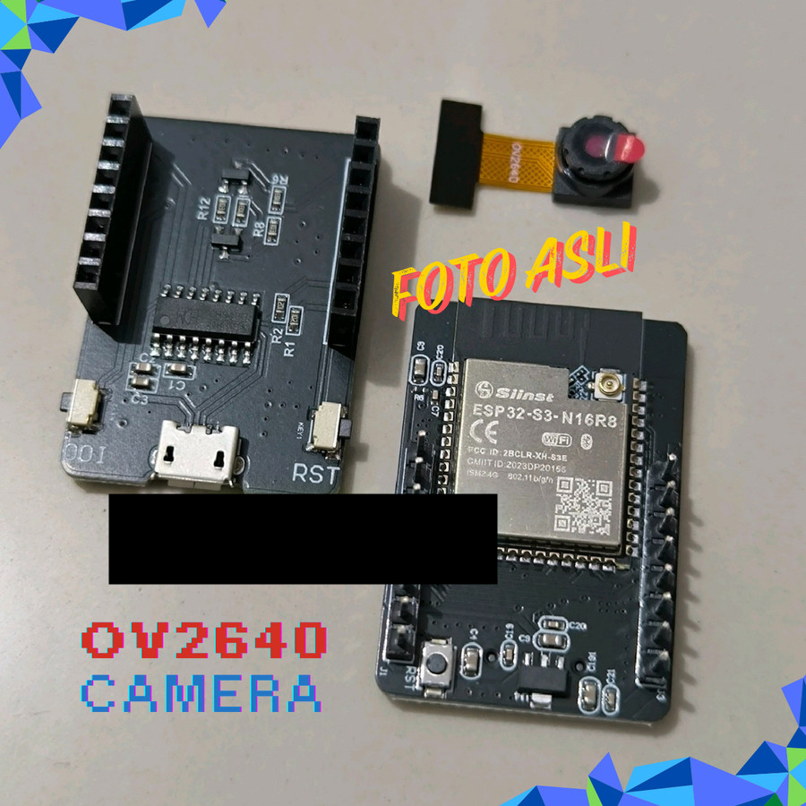 Jual ESP32-S3-CAM WiFi 4 Bluetooth 5 Camera Modul OV2640 ESP32 S3 Cam ...