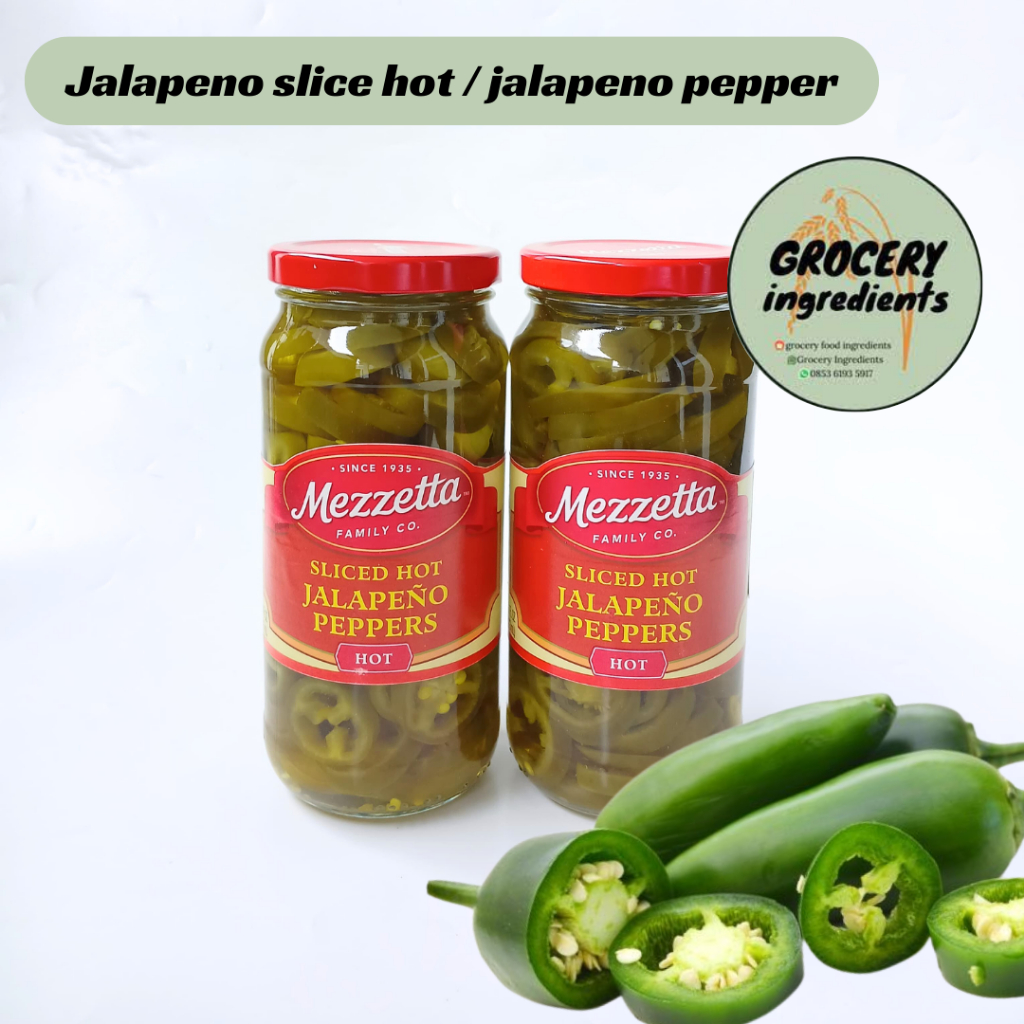 Jual Jalapeno slice hot 473 gram / jalapeno pepper | Shopee Indonesia