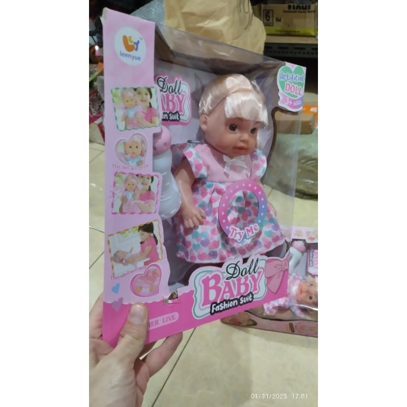 Jual oketoys mainan boneka doll baby fashion suit | Shopee Indonesia