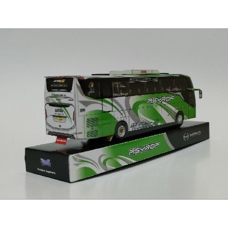 Jual MINIATUR BIS BUS PAPERCRAFT JETBUS 5 SHD MSM ASYROF ASROF FADEL ...