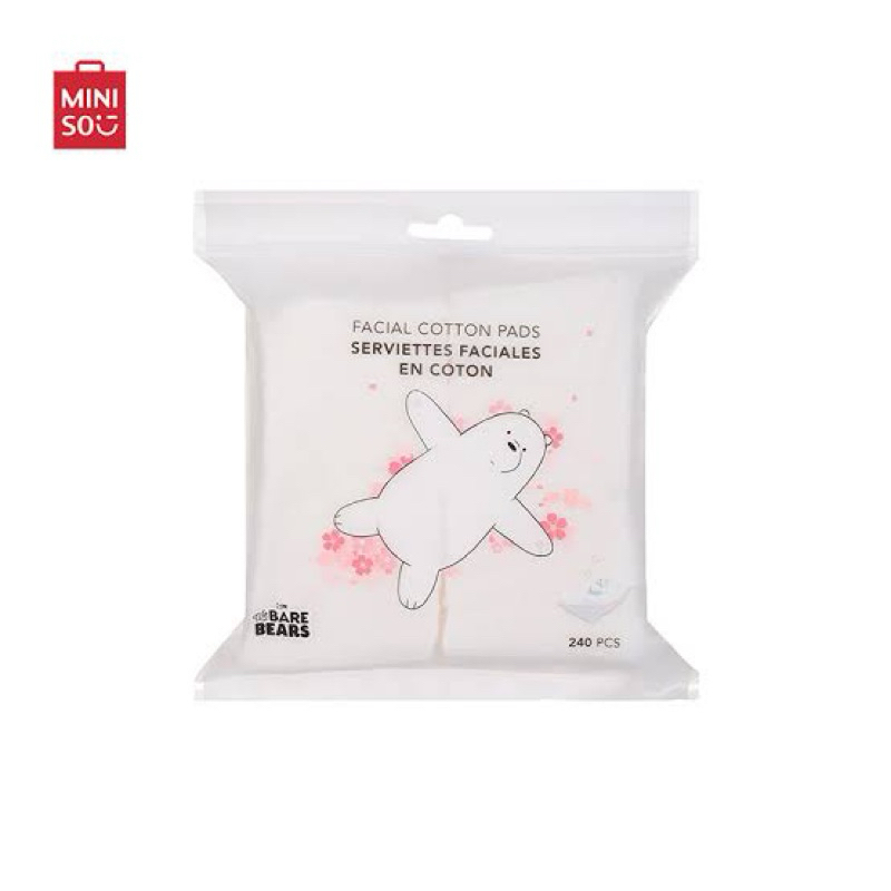 Jual Miniso Cotton Pads 240pcs / kapas kecantikan | Shopee Indonesia
