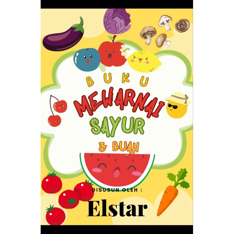 Jual PDF Buku Mewarnai Sayur dan Buah isi 50 gambar | Shopee Indonesia