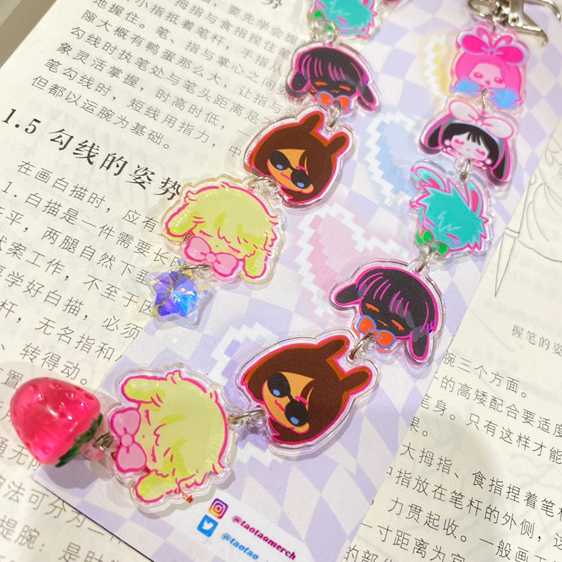 Jual ALNST Alien Stage Sleepy Pink Long Charms by taotaomerch | Shopee ...