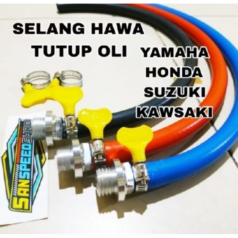 Jual SELANG HAWA SELANG PEMBUANG HAWA PANAS MOTOR TUTUP OLI RACING ...