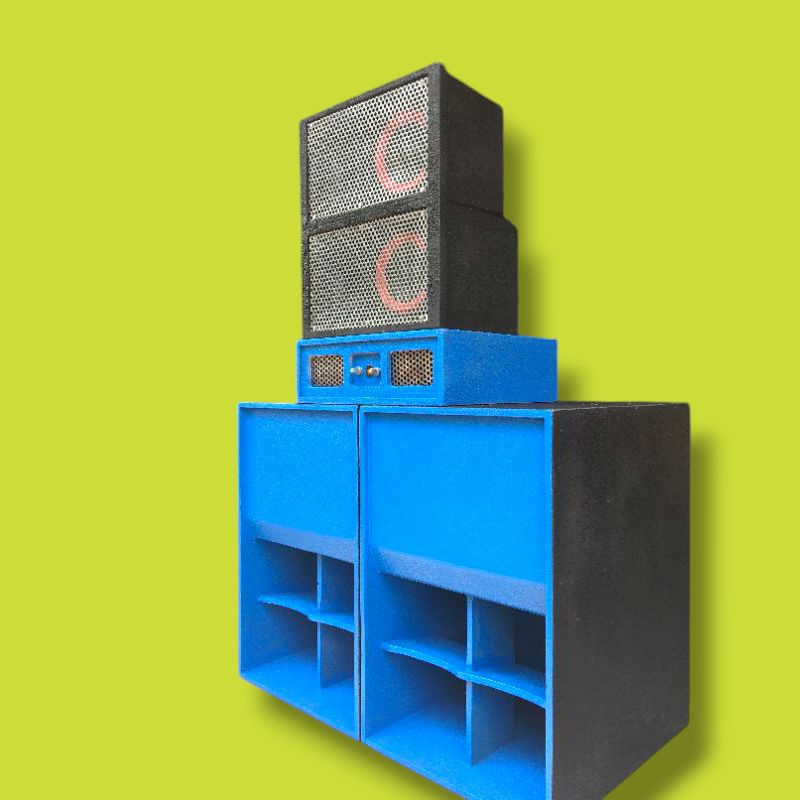 Jual Cek paket Lengkap minimalis Sound miniatur 12X2 6X2+twiter power ...