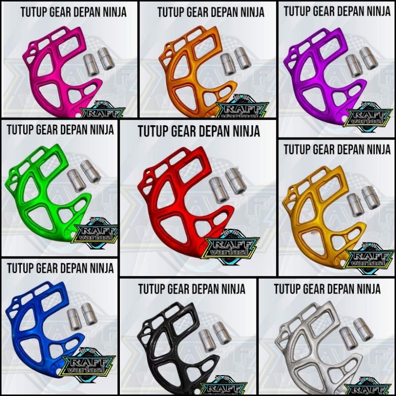 Jual Cover tutup gear ger gir chain depan kawasaki NINJA SS R RR full ...