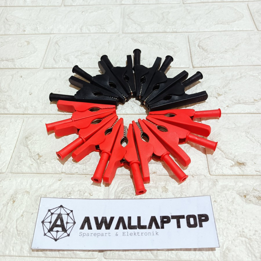 Jual klip capit buaya 30a jepit capit buaya 5mm 10mm 20m 30A/3KV bagus ...