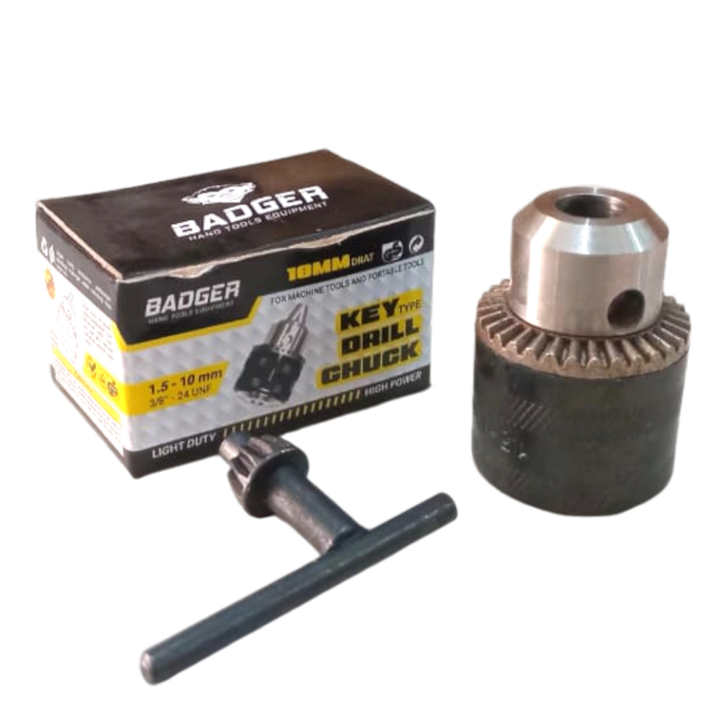Jual BADGER KUNCI KEPALA BOR/CHUCK DRILL/KUNCI PLUS KEPALA MESIN BOR UK ...