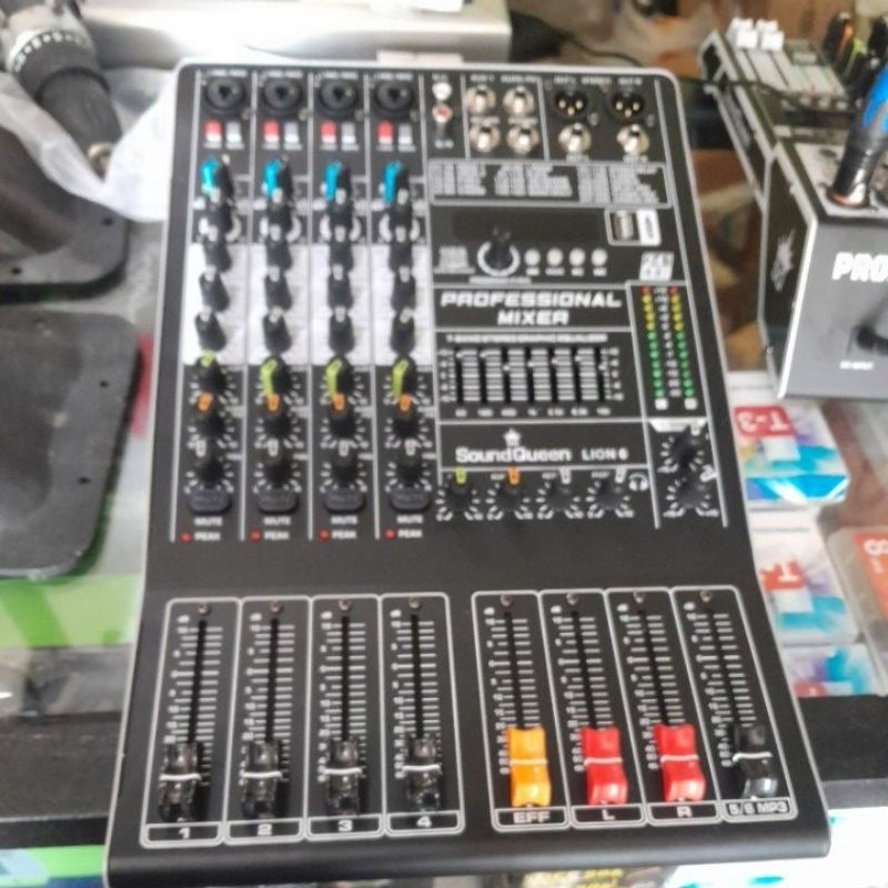 Jual MIXER SOUNDQUEEN LION 6 COM ORIGINAL | Shopee Indonesia