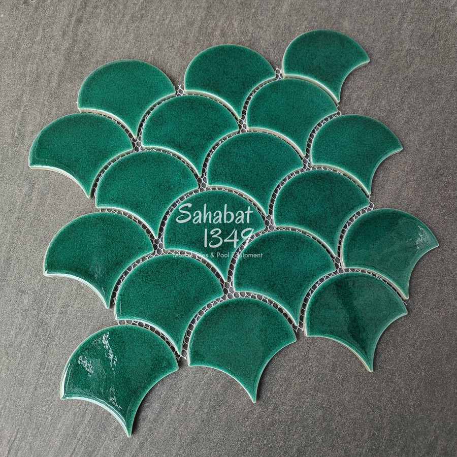 Jual Venus Mosaico MINI NARA SERIES Mosaic Dinding Kamar Mandi Fish ...
