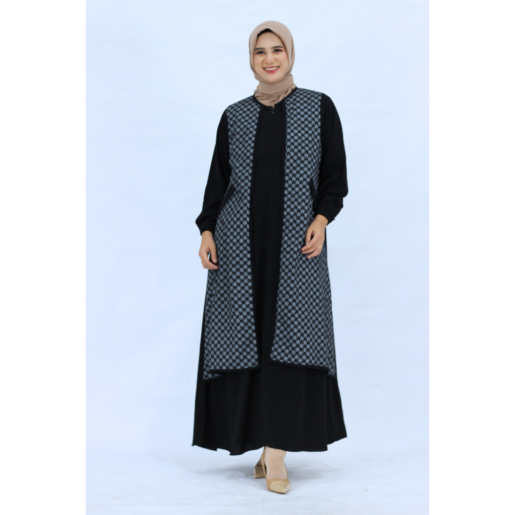 Jual Shireen Abaya Motif Layer Premium - Kualitas Terbaik untuk ...