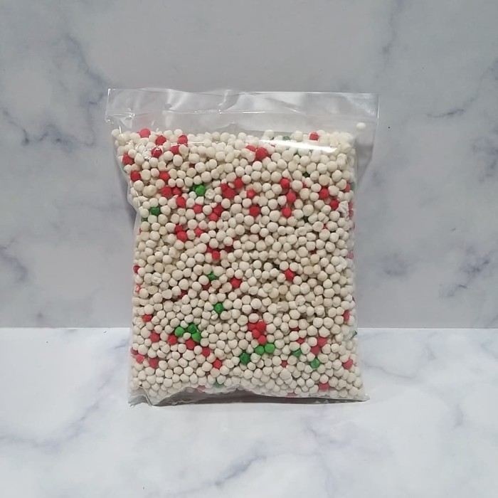 Jual Sagu Mutiara Warna Putih Merah Hijau (Tidak Mudah Hancur) | 1 KG ...