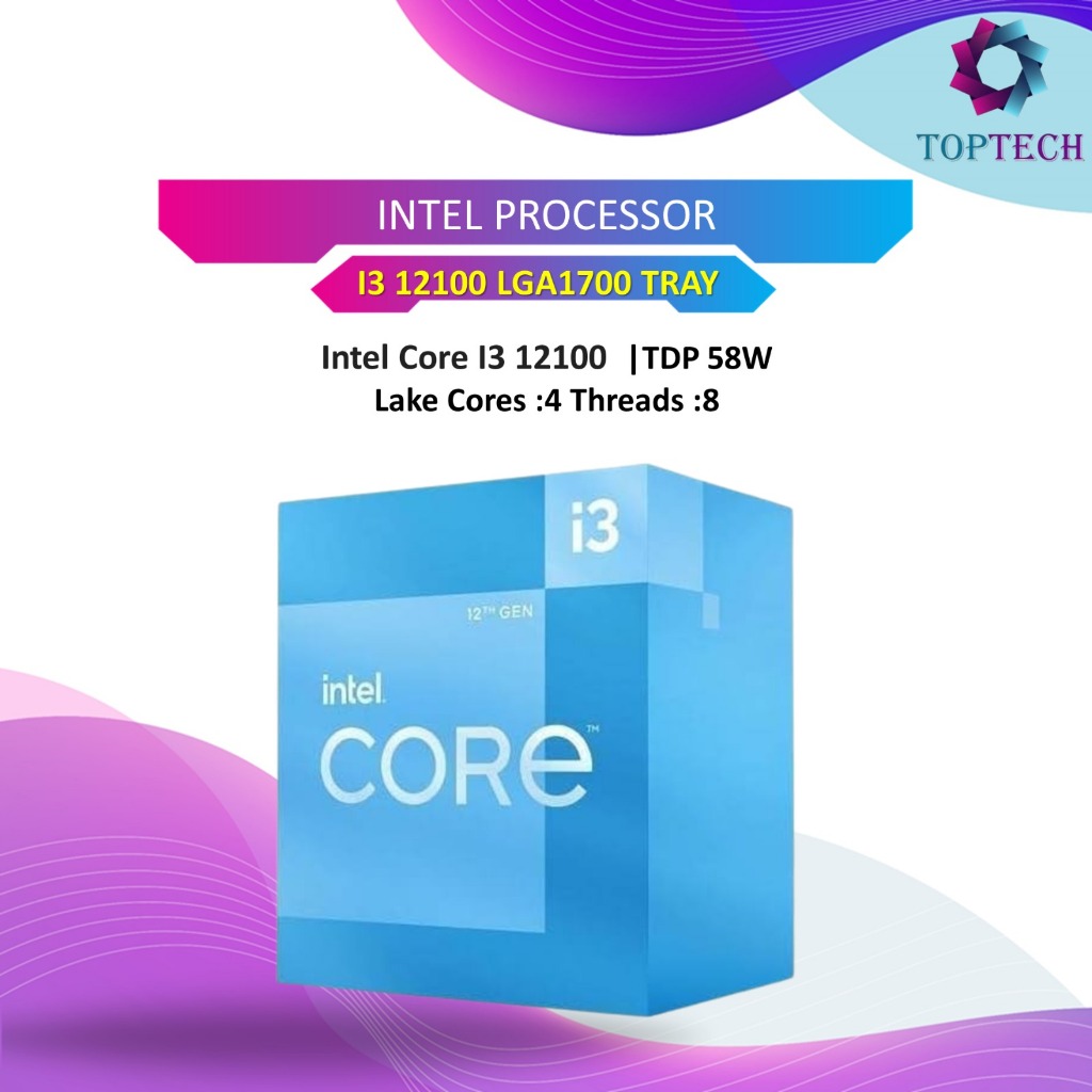 Jual INTEL PROCESSOR I3 12100 LGA1700 | Shopee Indonesia