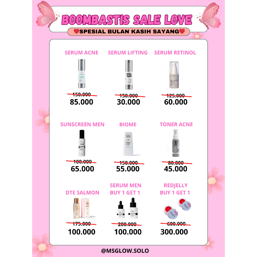 Jual BOOMBASTIS SALE LOVE (Spesial Bulan Kasih Sayang) | Shopee Indonesia