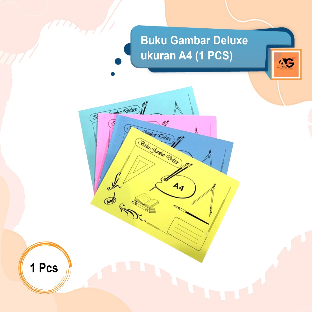 Jual BUKU GAMBAR DELUXE A4 | DRAWING BOOK A4 DELUXE | Shopee Indonesia