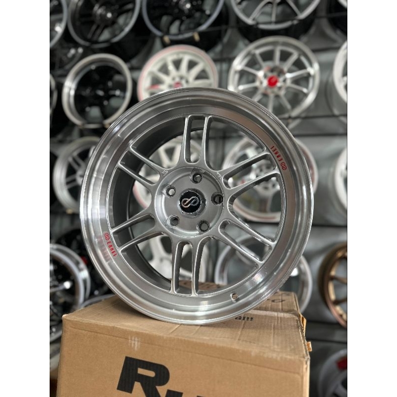 Jual velg enkei rpf r17 hyper silver lip polish pcd 5x114 kondisi baru ...