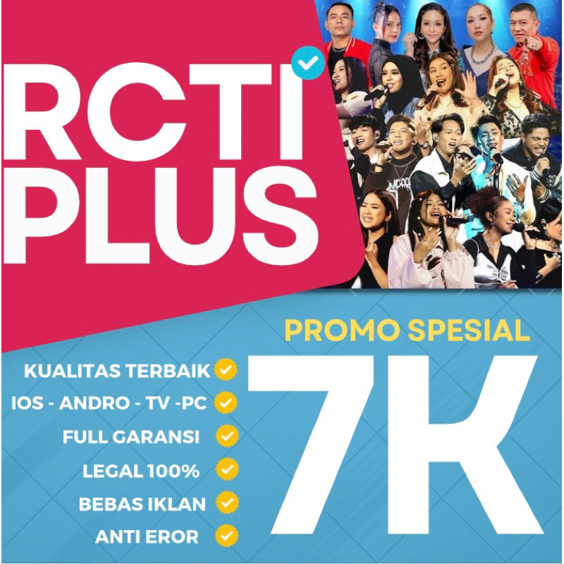 Jual RCTI+ PLUS TERMURAH PROSES CEPAT QS27 | Shopee Indonesia