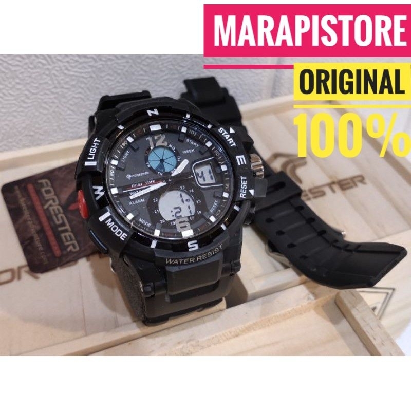 Jual Jam Tangan Pria Digital JTF 1001 Forester Original Jam Tahan Air ...