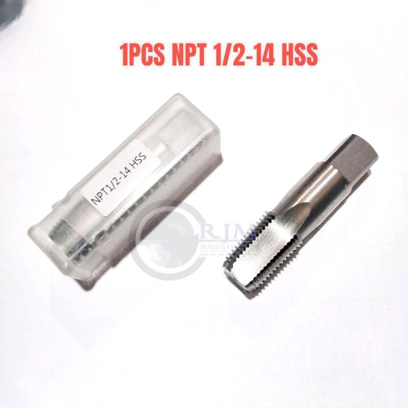 Jual Tap pipa tap nepel 1/2-14 NPT hss bukan tap yamawa osg | Shopee Indonesia