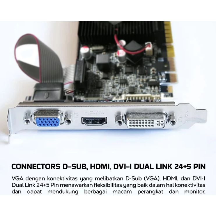 Jual VGA CARD DIGITAL ALLIANCE GT 730 4GB GDDR3 128 BIT NVIDIA GEFORCE GRAPHIC GAMING | Shopee ...