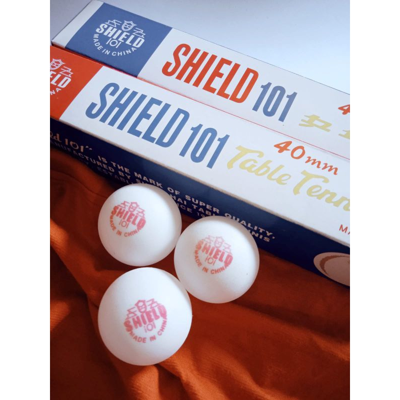 Jual Bola Ping Pong Tenis Meja Shield 101 / Bola Pingpong Shield 101 40 mm / Bola Tenis Meja isi ...