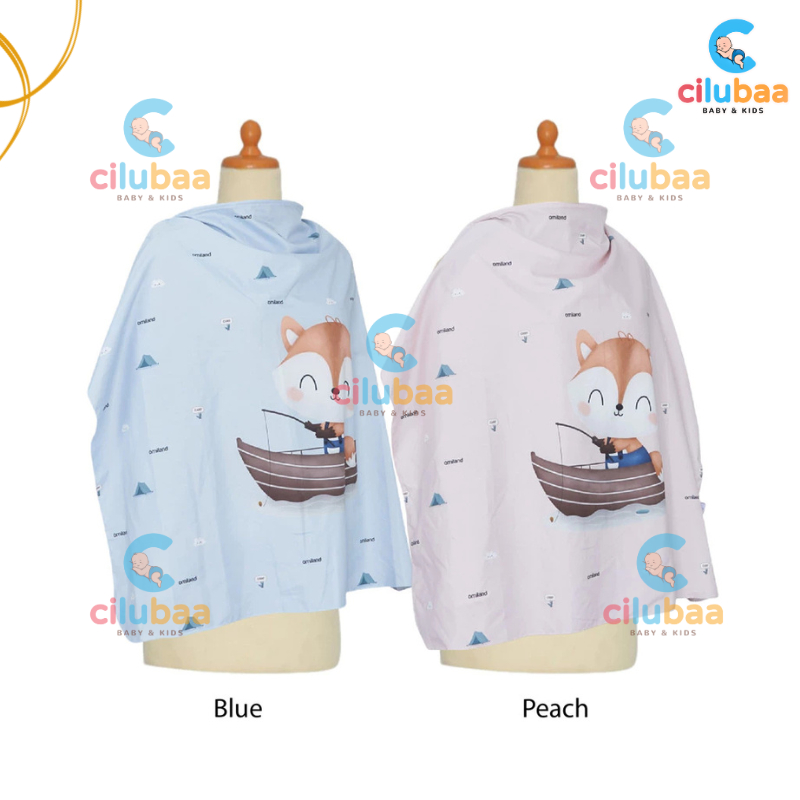 Jual Omiland Apron Ibu Menyusui/Busui Bayi Fox Series / Floral Series ...