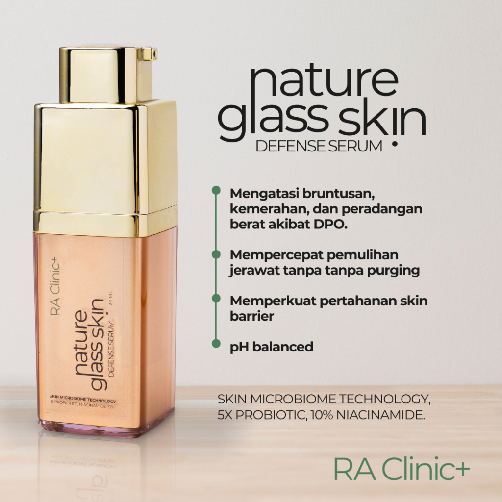 Jual RA Clinic+ Nature Glass Skin - Defense Serum (20ml) - Untuk ...