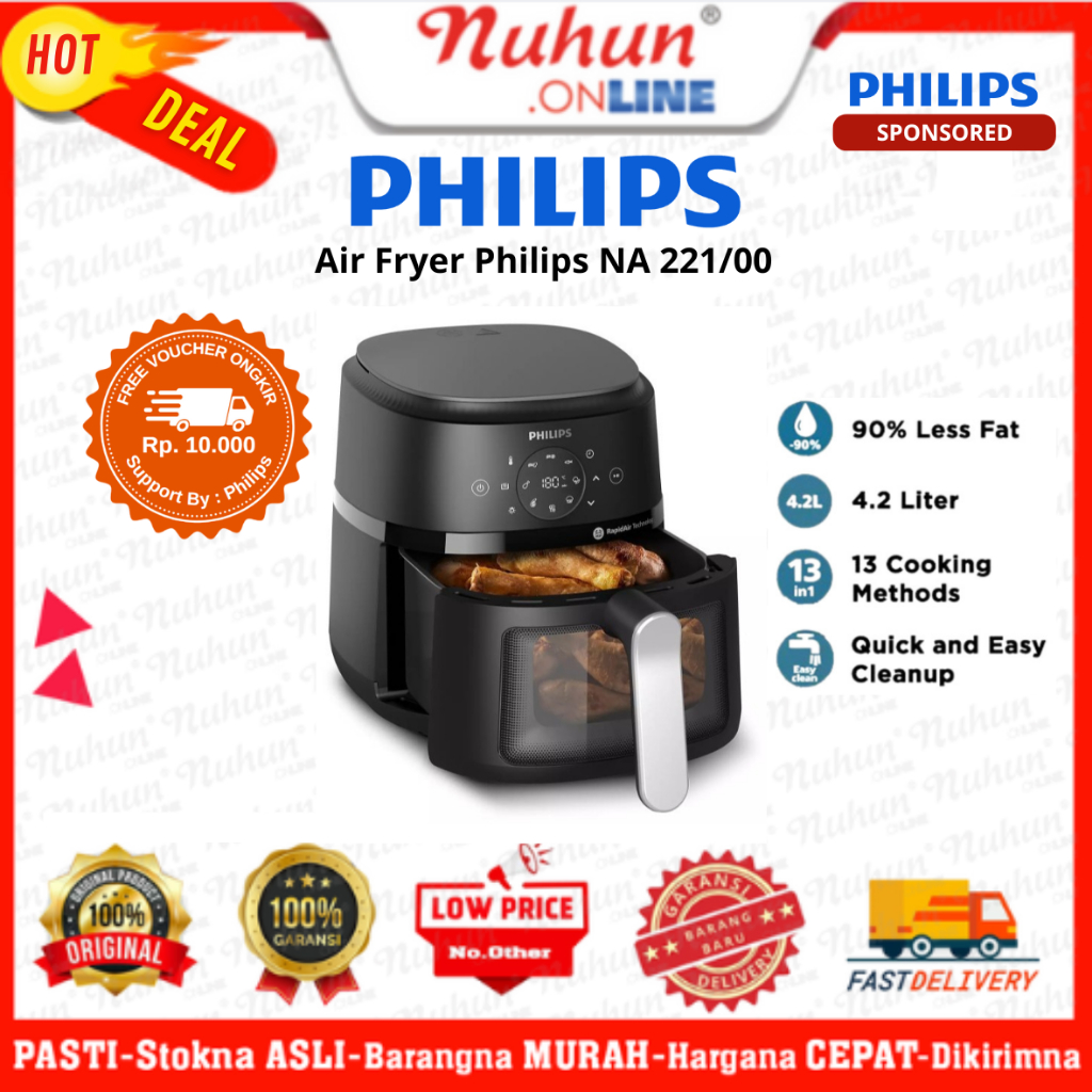 Jual Air Fryer Philips NA 221/00 | Shopee Indonesia