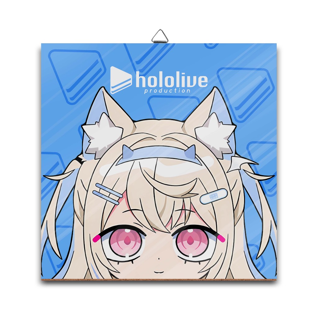 Jual Poster dinding kayu anime vtuber FUWAWA ABYSSGARD PEEKER ALT ...