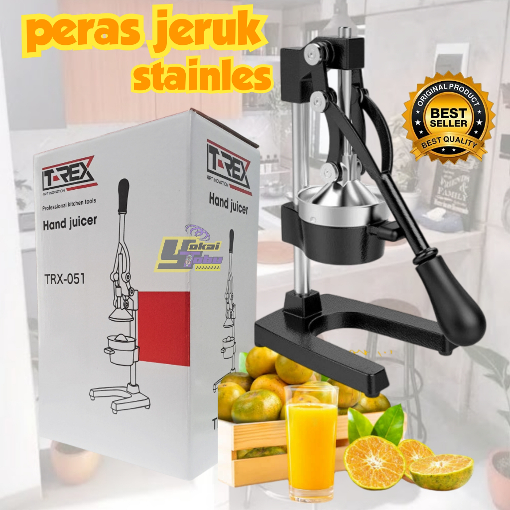 Jual ALAT PERASAN JERUK MANUAL , JUS , PRESS HAND JUICER STAINLESS T ...