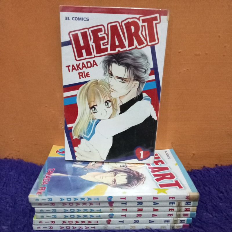 Jual Buku komik bekas murah HEART vol 1-7 TAMAT | Shopee Indonesia