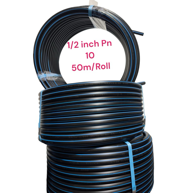 Jual SELANG PIPA HDPE 1/2 inch PN 10 (50m/roll) | Shopee Indonesia