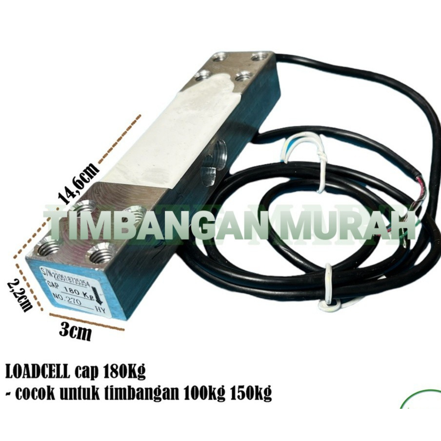 Jual Loadcell Capasitas 180Kg Load cell 100Kg 150Kg Sensor Timbangan ...