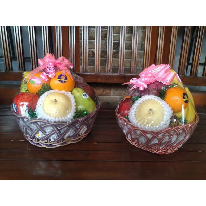 Jual Parcel Buah Fres / Hampers Buah Kecil - Free Kartu Ucapan | Shopee ...