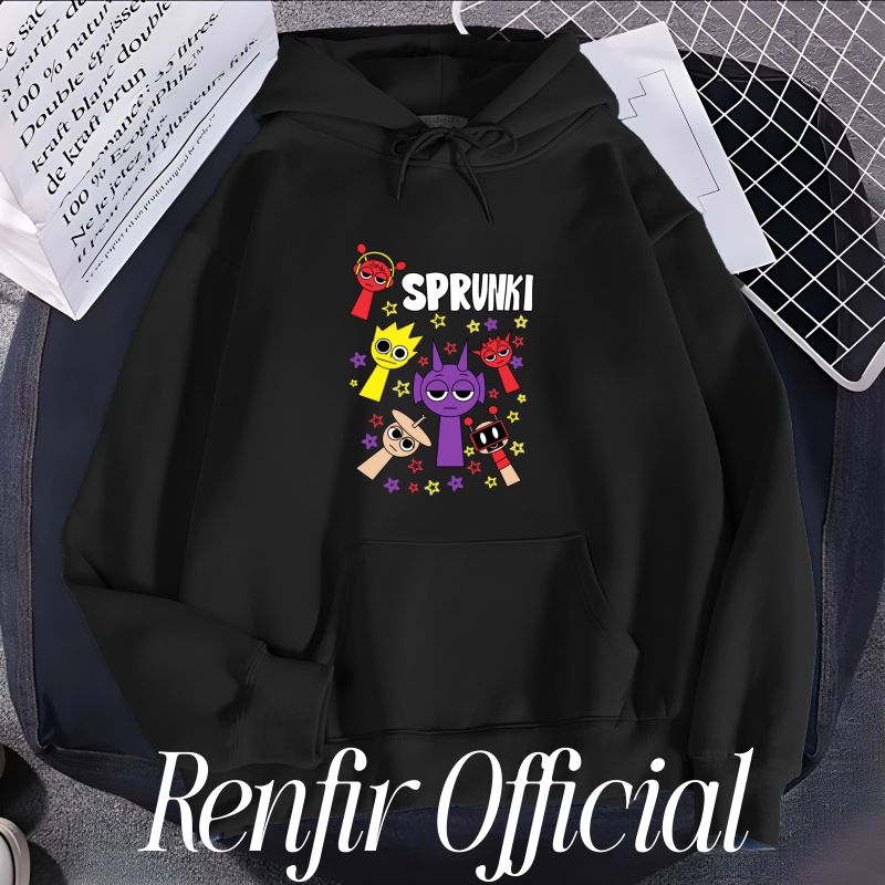 Jual Jaket Sweater Sprunki Anak Sweater Hoodie Anak Incredibox Sprunki ...