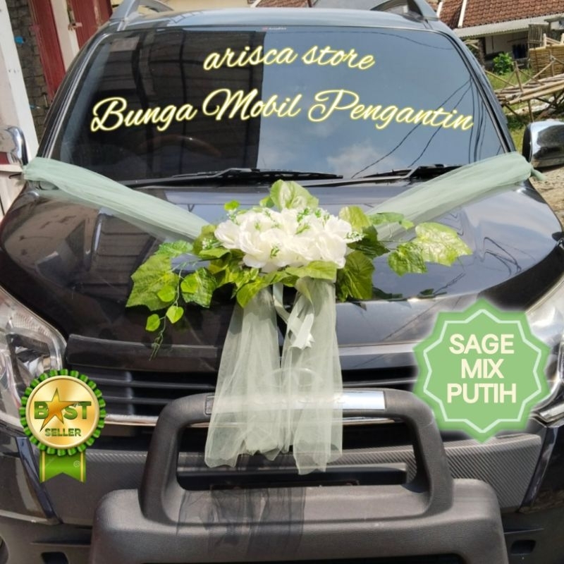 Jual BUNGA MOBIL PENGANTIN - HIASAN WEDDING CAR - DEKORASI MOBIL ...